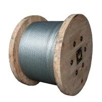 China 3/3.35mm BS183 Hot Dip Galvanized Carbon Steel Guy Ground Cable Stay Wire Coil with Bending Service for sale