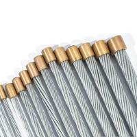 China Factory Price 1X37 1X7 1X19 Galvanized Carbon Steel Strand Custom Bending Processing Available for sale
