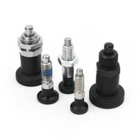 China Spring Loaded Indexing Plunger Stainless Steel Carbon Steel Self Locking Return Type M10-M20 Retractable Indexing Plunger for sale
