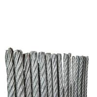 China 60mm 6x49WS IWRC Hot DIP Galvanized Steel Wire Rope Breaking Strength 2740kN for sale