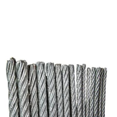 China 60mm 6x49WS IWRC Hot DIP Galvanized Steel Wire Rope Breaking Strength 2740kN for sale