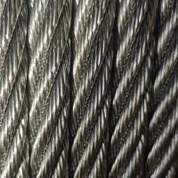 China 60mm 6x49WS IWRC Hot DIP Galvanized Steel Wire Rope Breaking Strength 2740kN for sale