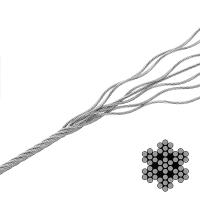 China High Tensile and Quality 7x7 Heavy-Duty Stainless Steel Wire Rope for Deck Cable Railing Hardware for sale