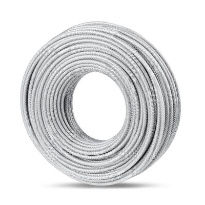 China Heavy-Duty 1x7 7x7 1x19 7x19 PVC Coated Stainless Steel Wire Rope for Construction Cold Heading Steel Bending AiSi Standard for sale