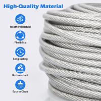 China Heavy-Duty 1x7 7x7 1x19 7x19 PVC Coated Stainless Steel Wire Rope for Construction Cold Heading Steel Bending AiSi Standard for sale