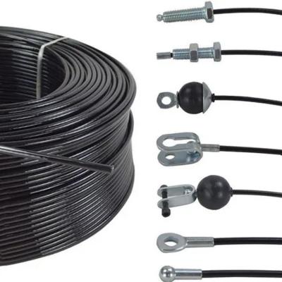 China Home Gym Accessories Plastic Coated Steel Wire Rope Gym Cable for sale