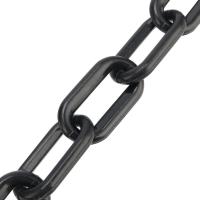 China 6mm Plastic Chain Barrier Safety Traffic Plastic PE Link Chain for sale