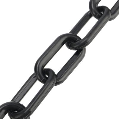 China 6mm Plastic Chain Barrier Safety Traffic Plastic PE Link Chain for sale