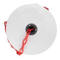 China 6mm Plastic Chain Red Plastic Chain Links Safety Traffic Plastic PE Link Chain for sale