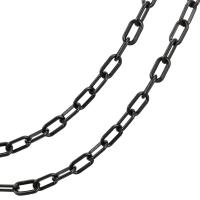 China Plastic Barrier Chain Black Link Chain Safety Barrier Chain Black Plastic Chain for sale