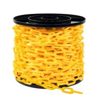 China Plastic Chain Barrier Link Chain Weatherproof Safety Links for Crowd Control Barriers Queue Line Parking Driveway Decoration for sale