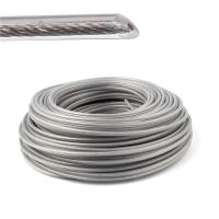 China Wire Nylon Trimmer Line Lawn Mower Head Accessories Heavy Duty Round Metal Core Trimmer Line Strimmer String Line for sale