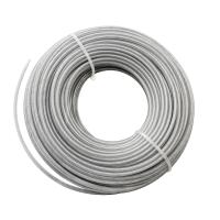 China Wire Nylon Trimmer Line Lawn Mower Head Accessories Heavy Duty Round Metal Core Trimmer Line Strimmer String Line for sale
