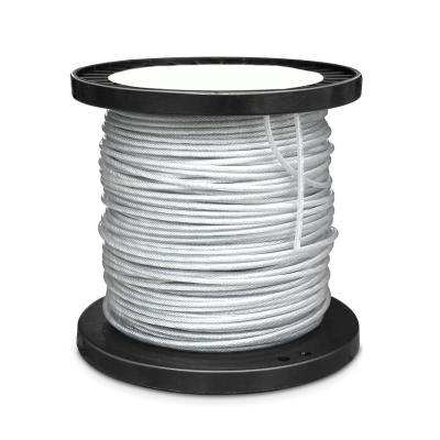 China Heavy Duty Metal Core Trimmer Line Steel Metal Core and Nylon Coating String Trimmer Spools for Weed Trimmers Lawn Mower Parts for sale