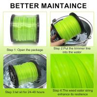 China Triangle Weed Eater String String Trimmer Line for Universal Replacement Weed Wacker Lawn Mower Parts for sale