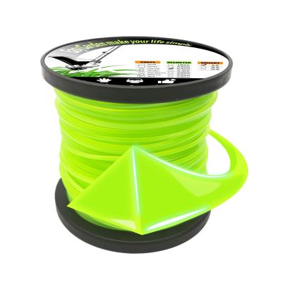 China Triangle Round Trimmer Line for Universal Replacement Premium Nylon String Trimmer Line for Light Grass for sale