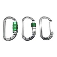 China New Hot Sale Promotional 8kN Keychains Carabiners Snap Hook Aluminum Outdoor Carabiner for sale