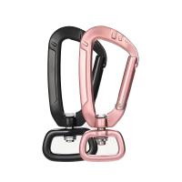 China Outdoor Swivel Aluminum Carabiner Hook 4kN Carabiner for Dog Leash for sale