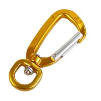 China Outdoor Swivel Aluminum Carabiner Hook 4kN Carabiner for Dog Leash for sale