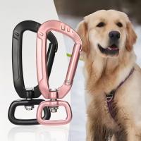 China Outdoor Swivel Aluminum Carabiner Hook 4kN Carabiner for Dog Leash for sale