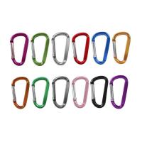 China D Ring Shape Hook Multi-Function Spring Snap Key Clips Tool for Home Camping Hiking Traveling Backpack for sale