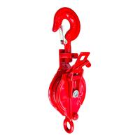 China Professional Industrial Applications Single Round Pulley Block Wire Rope Pulley Snatch Block for Wire Rope for sale