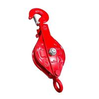 China Professional Industrial Applications Single Round Pulley Block Wire Rope Pulley Snatch Block for Wire Rope for sale