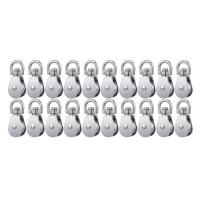 China Customized M15-M50 Stainless Steel 304 Single Eye Swivel Sheave Pulley Block for Wire Rope Honghao Model HH-3963 for sale