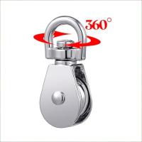 China Customized M15-M50 Stainless Steel 304 Single Eye Swivel Sheave Pulley Block for Wire Rope Honghao Model HH-3963 for sale