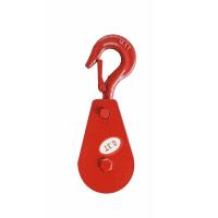 China Wire Rope Heavy Duty Pulley Lifting Block Snatch Block with Hook for Traction Truck Small Lifting Trolley Winch Parts for sale
