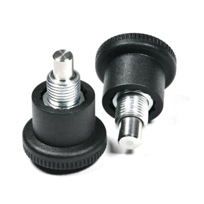 China Black Stainless Steel Mini Pull Knob Indexing Screw Plunger for sale