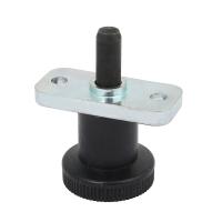 China Stainless Steel Pin Head Pull Knob Indexing Plunger with Steel Flanged Plate for sale