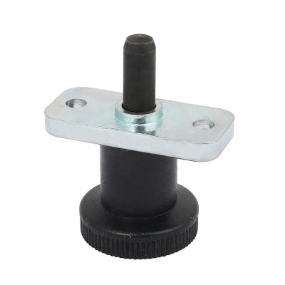 China Stainless Steel Pin Head Pull Knob Indexing Plunger with Steel Flanged Plate for sale