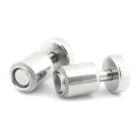 China High Quality Carbon Steel Reset or Self Locking Knurled Retractable Spring Plunger for sale