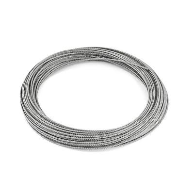 China China Manufacturer 316 304 1X37 Stainless Steel Wire Rope for sale