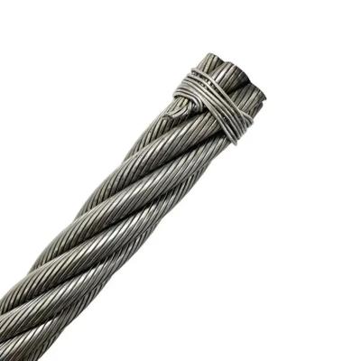 China 6x19M-IWRC/FC/WSC Galvanized Steel Cable Wire Rope for Lift Elevator Bright or Galvanized Traction Hoisting for sale
