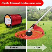 China Grass Trimmer Line Garden Tool Small Manual Lawn Grass Heavy Duty Petrol Brush Cutter Spare Parts Spool Nylon Grass Trimmer Line for sale