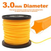 China Heavy Duty Star Shape Grass Trimmer Line Replacement Weed Strimmer String Trimmer Line for sale