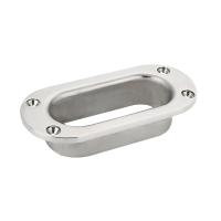 China Yacht Docking Chock Accessories Marine Grade Fairlead Guide High-Quality Stainless Steel Oval Hawse Pipe for sale