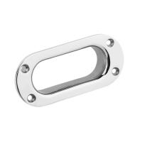 China Yacht Docking Chock Accessories Marine Grade Fairlead Guide High-Quality Stainless Steel Oval Hawse Pipe for sale