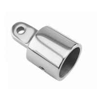 China Bimini Top Cap Eye End Boat Fitting Stainless Steel 316 Round Tubing Marine Hardware for sale