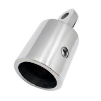 China Bimini Top Cap Eye End Boat Fitting Stainless Steel 316 Round Tubing Marine Hardware for sale