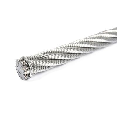 China 7x19 4.0mm 304 Stainless Steel Wire Rope for Lifting Slings Cranes Fishing for sale