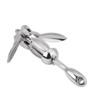 China Honghao HH-3325 Folding Anchor Stainless Steel 304/316 Polished Surface Boat Yacht Pontoon Hardware Accessories <1000KG for sale