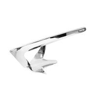 China Heavy Duty Marine Grade Polished 316 Stainless Steel Bruce Style Claw Force Boat Anchor for sale
