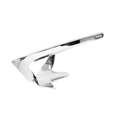 China Heavy Duty Marine Grade Polished 316 Stainless Steel Bruce Style Claw Force Boat Anchor for sale
