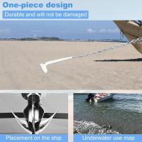 China High Quality Stainless Steel Marine Hardware Bruce Boat Anchor Marine Part Hardware Precision Casting Anchor for Boat for sale