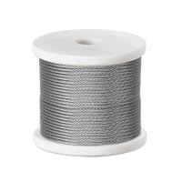 China AISI 316 304 7X7 Stainless Steel Wire Rope Made for Invisible Protective Rope with High Tensile and Quality for sale