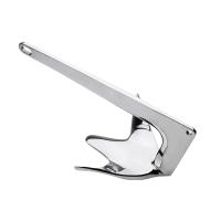 China Mirror Polishing Resistant Corrosion Durable Boat Yacht 316 Stainless Steel Bruce Anchor for Yacht Mooring for sale
