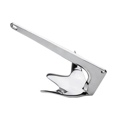 China Mirror Polishing Resistant Corrosion Durable Boat Yacht 316 Stainless Steel Bruce Anchor for Yacht Mooring for sale